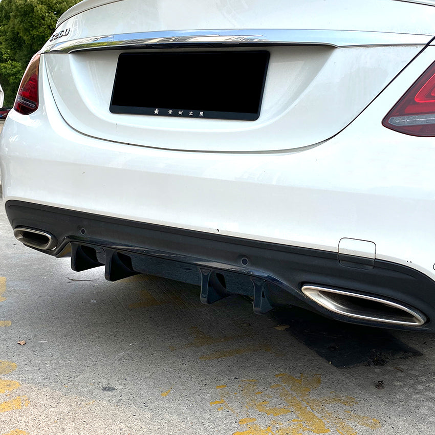 Diffuser-lip til Mercedes Benz C-klasse W205 Facelift – Sportsdeler